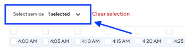 How do I change the start time of appointments?